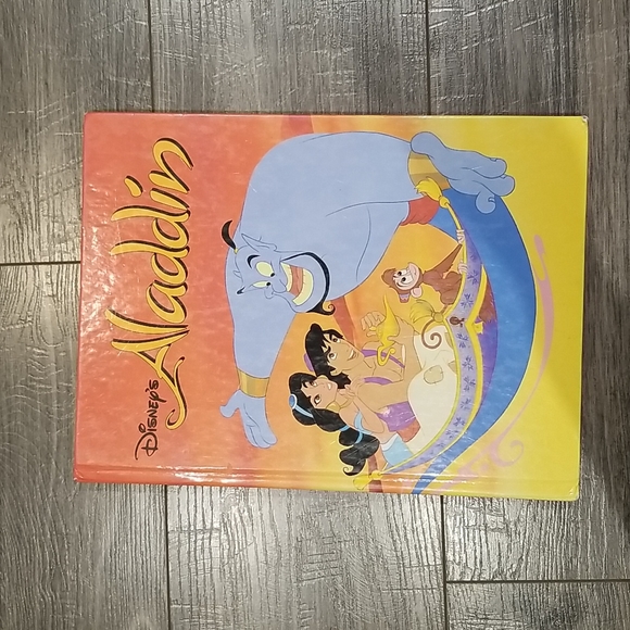 Disney | Other | Walt Disneys Aladdin Hardcover Book Used | Poshmark